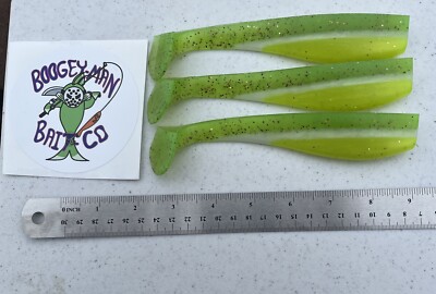 Boogey Man Bait Co. Ling Cod Lingcod Rockfish Tuna Bait 7” Swimbait ...