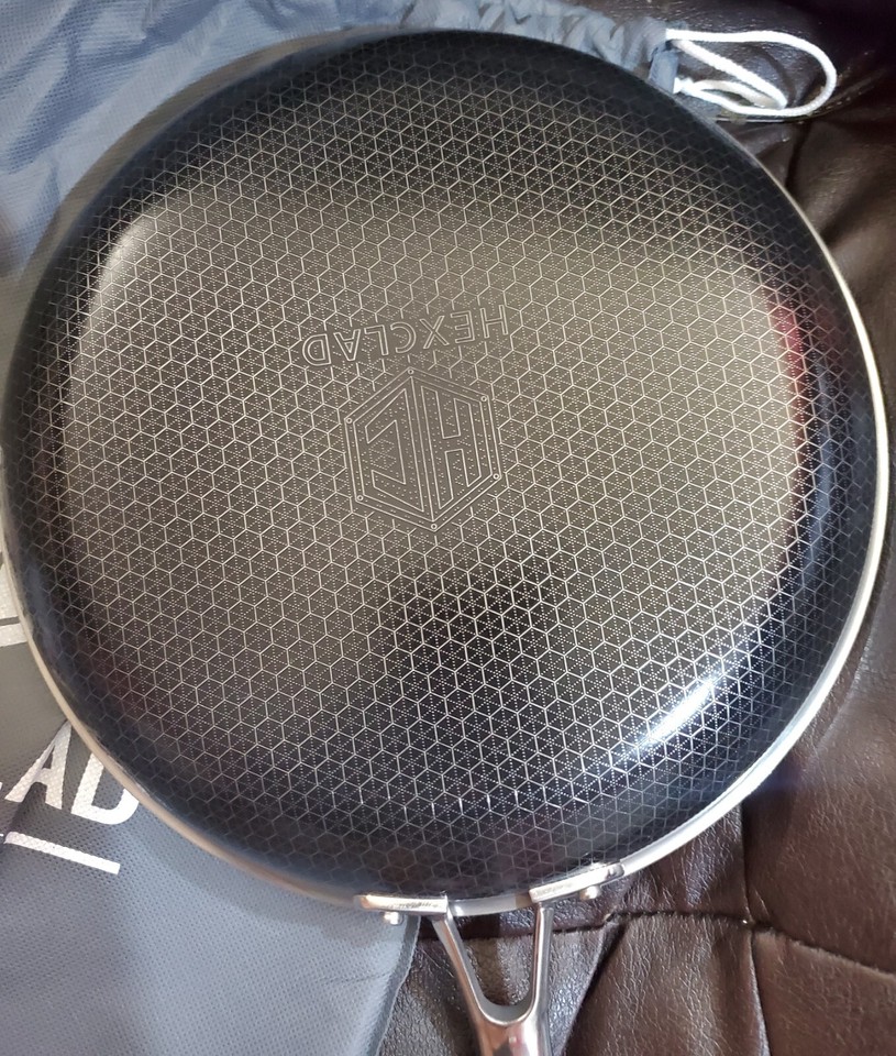 HexClad Hybrid Nonstick Frying Pan, 10-Inch, Scald-Proof Handle | eBay