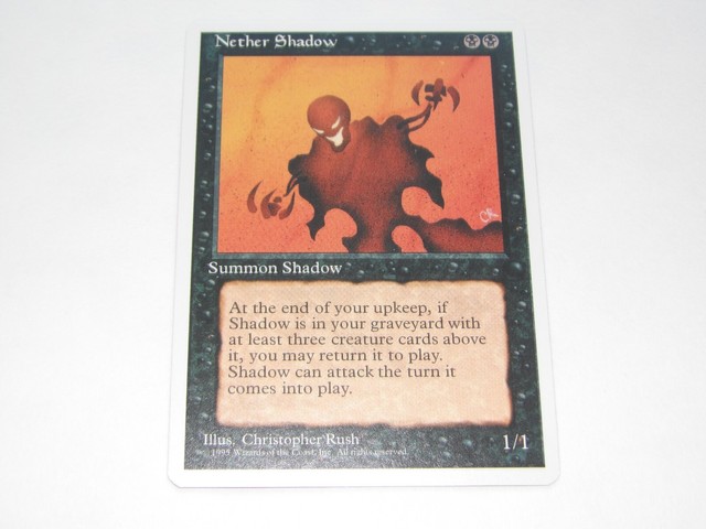MTG Nether Shadow Alternate 4th Edition Regular Rare for sale online | eBay
