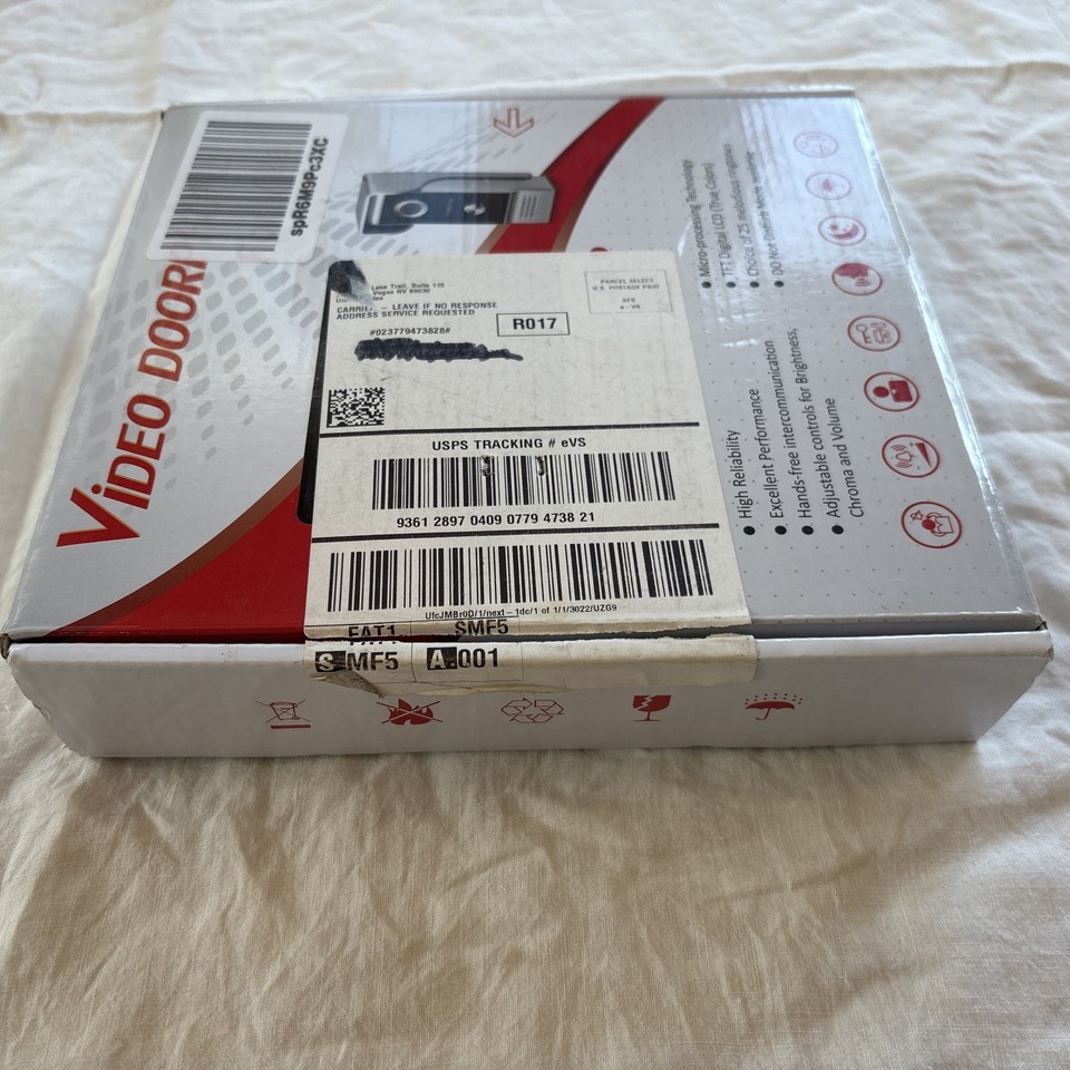 AMOCAM Video Intercom System 7 Inches Monitor Wired Video Door Phone ...