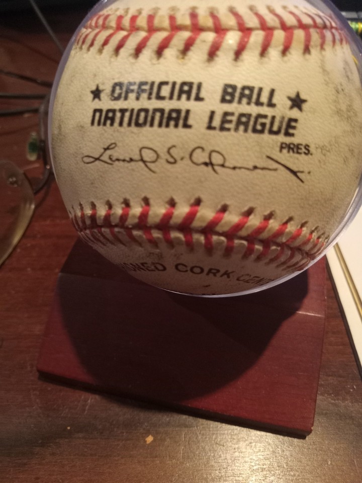 A RARE RAWLINGS BASEBALL SIGNED JOHNNY BENCH OFFICAL NATIONAL LEAGUE ...