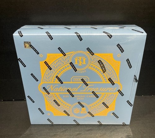 NFL 2024 National Treasures Football Hobby (1) One Sealed Box Daniels R ...