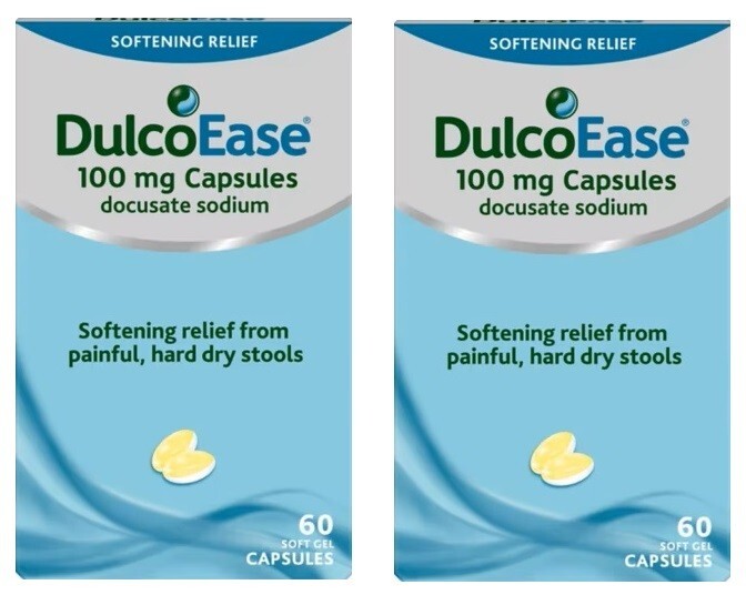 DulcoEase 100 mg Docusate Sodium Soft Gel | 2 x 60 =120 Capsules | eBay UK