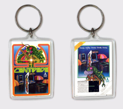 Centipede Arcade Keyring | eBay UK
