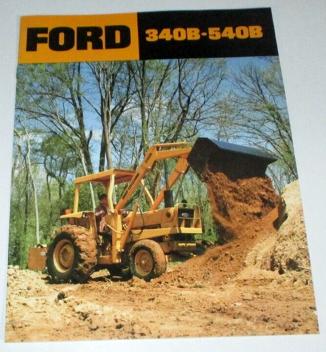 Ford 340B 540B Tractor Sales Brochure Literature Advertising Ad ...