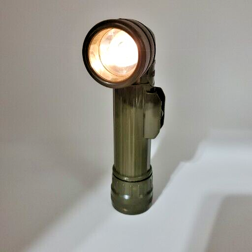 Authentic Fulton USGI Angle Head MX-991/U Flashlight VINTAGE USA MADE ...