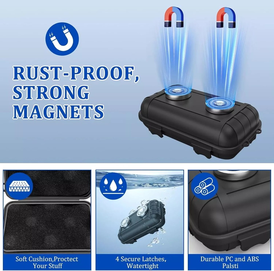 Magnetic Key Box, Magnetic Key Holder under Car, Hide a Key Magnetic ...