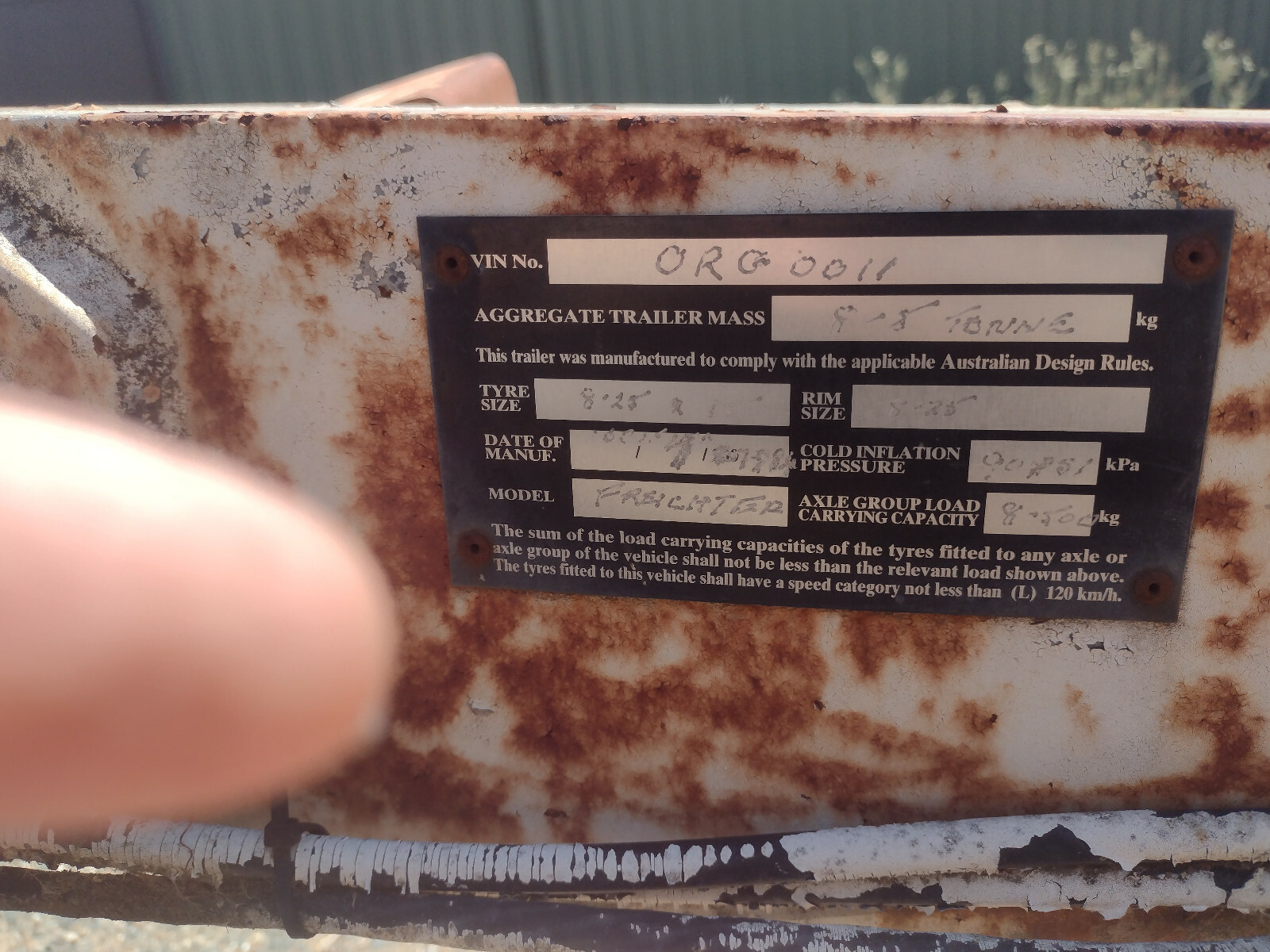 Freighter tag along trailer gvm 8.5 tonne for bobcat excavator ...