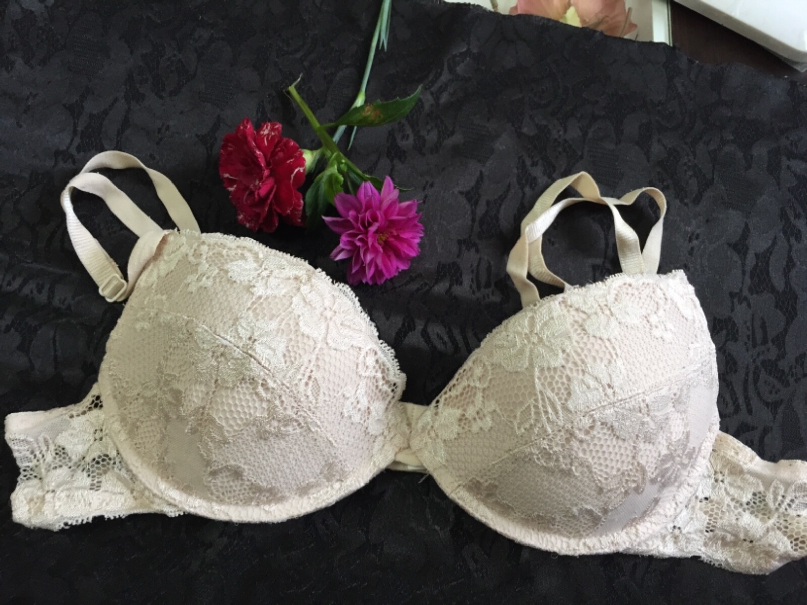 YAMAMaY Bra Size us 32b it2-5b 70b padded underwired beige light | eBay