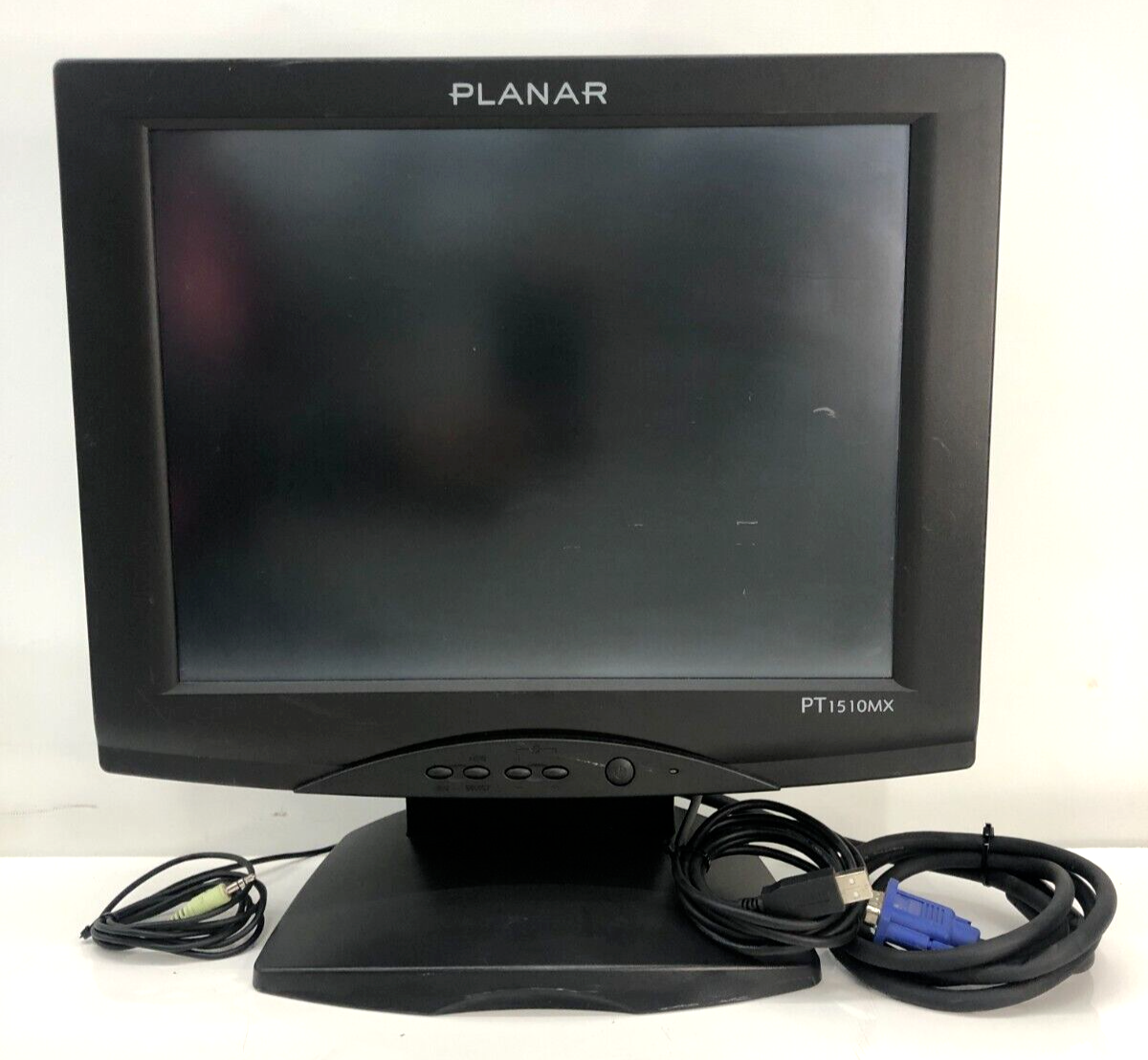PLANAR SYSTEMS 15" 5-WIRE RESISTIVE TOUCH SCREEN MONITOR PT1510MX-BK | eBay