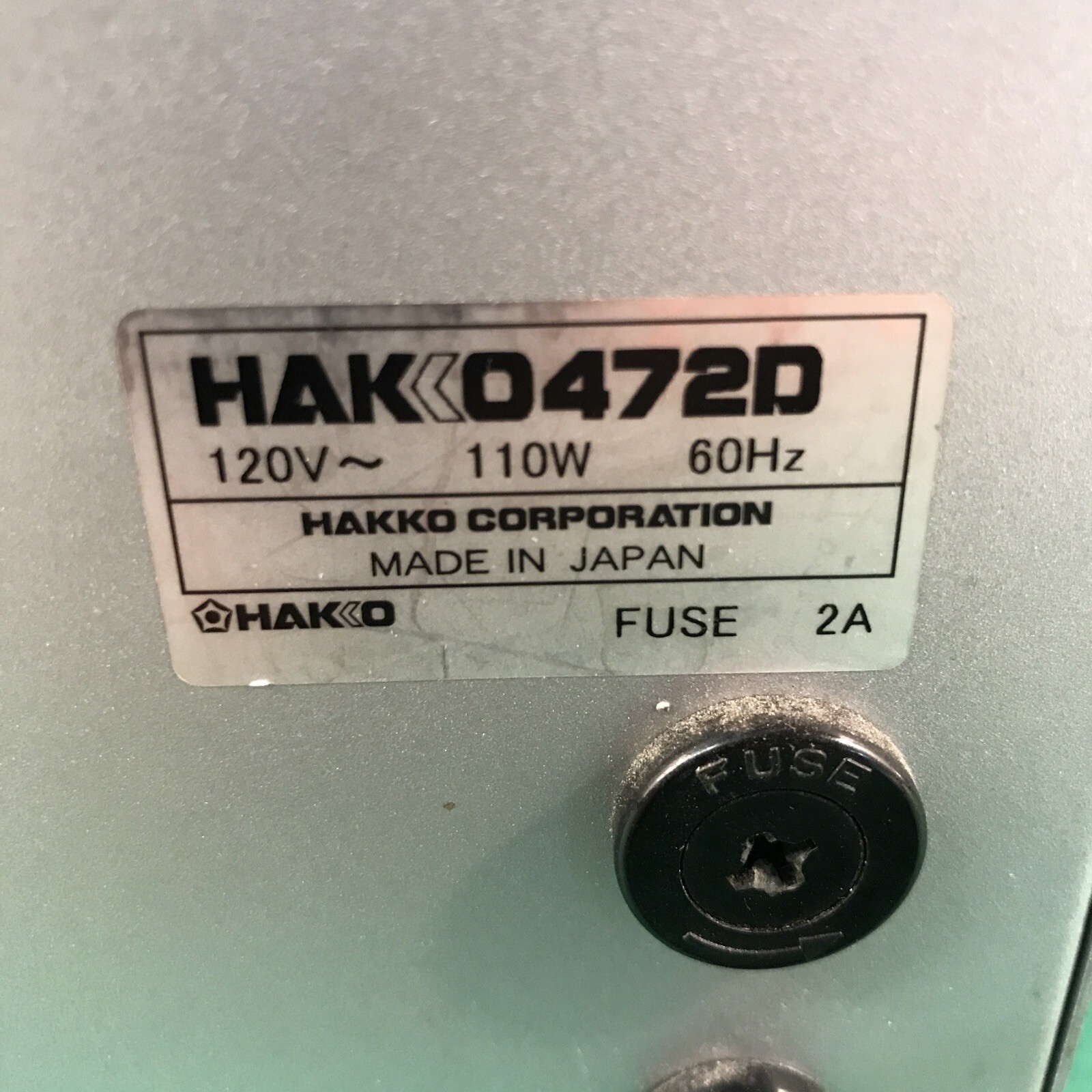 HAKKO 472D-02 DESOLDERING STATION | eBay