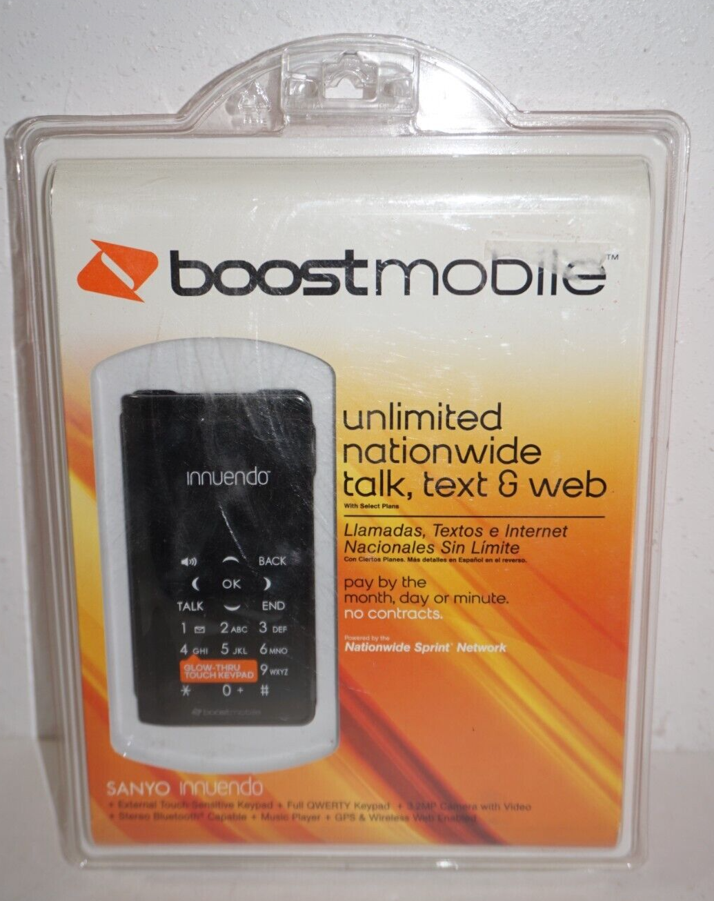 Boost Mobile Sanyo Innuendo Cell Phone No Contract Qwerty Keyboard ...