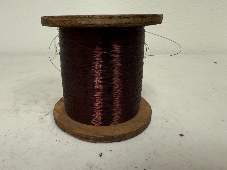 Vintage PLAIN ENAMEL formex Magnet Wire 32 AWG Gauge Enameled 044 lb ...