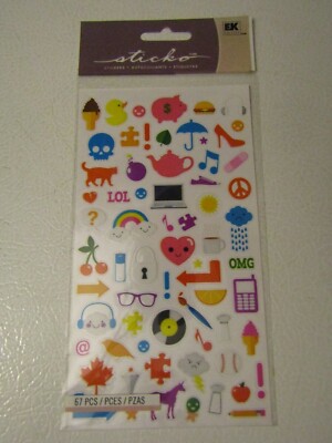 EK Success Stickers Emoji's Icons Symbols | eBay
