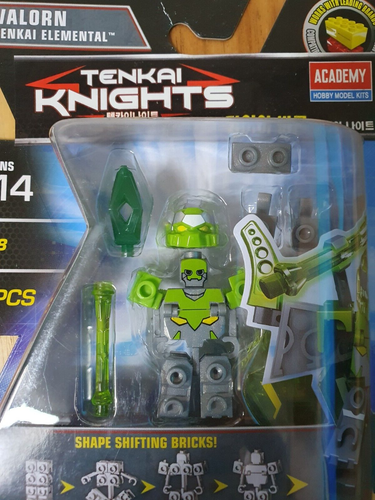 Building Toy Tenkai Knights Ionix Mini Figure Bravenwolf Knight 10001 ...