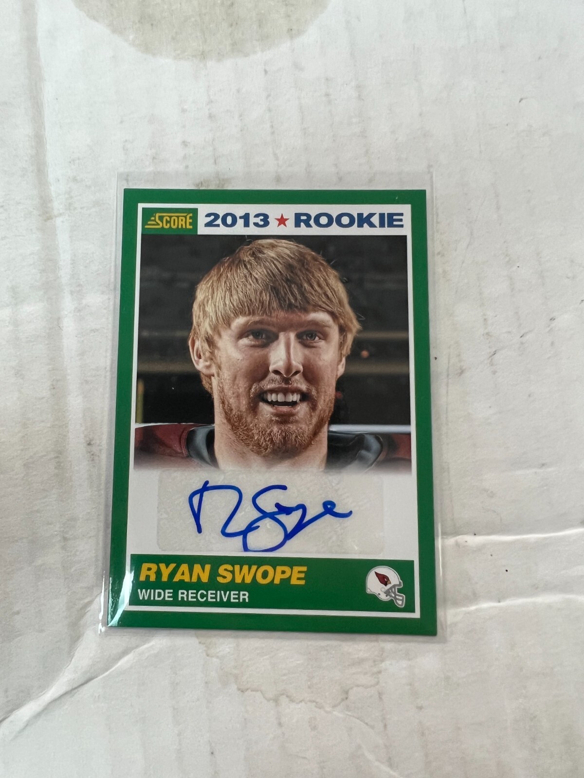 Ryan Swope 2013 Panini Score Rookie Auto #421 NrMt | eBay