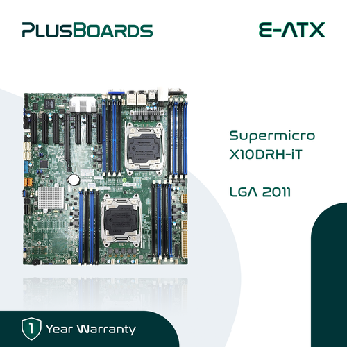 Supermicro X10DRH-iT Dual Xeon LGA 2011-3 E5-2600v3/v4 X99 E-ATX ...