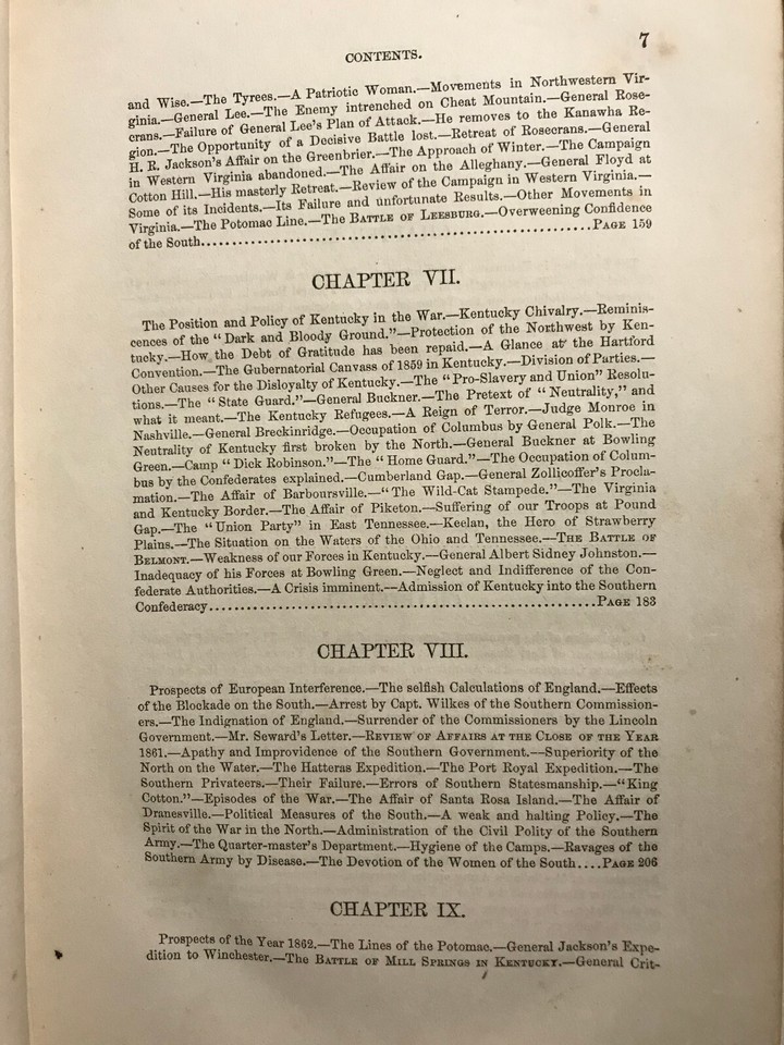 Rare Antique 1862 Civil War Book The First Year Of The War by Edward A ...