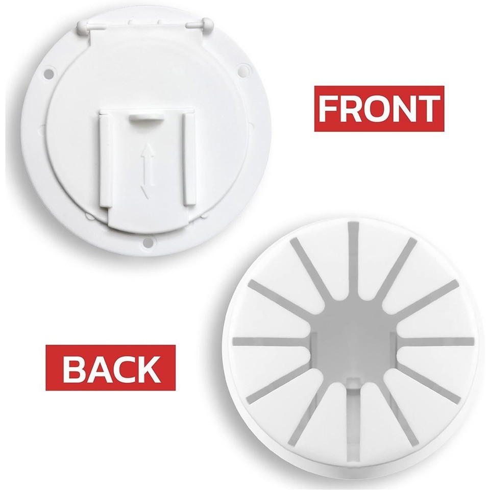 RV Round Cable Hatch Cover for Trailers Boats and Campervan Cable ...