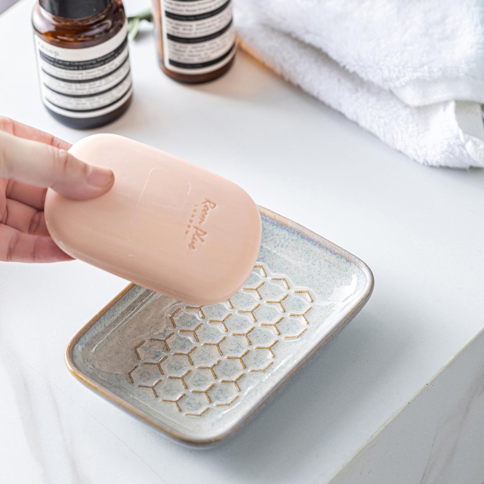 Soap Dish for Shower, Bar Soap Holder, Ceramic Soap Dishes for Bar Soap ...