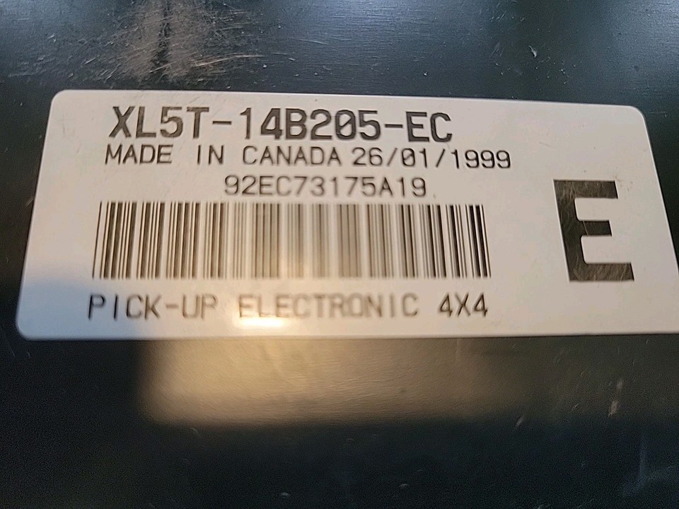 XL5T-14B205-EC 1999 2000 2001 Ford Ranger 4x4 4wd Control Module BCM ...
