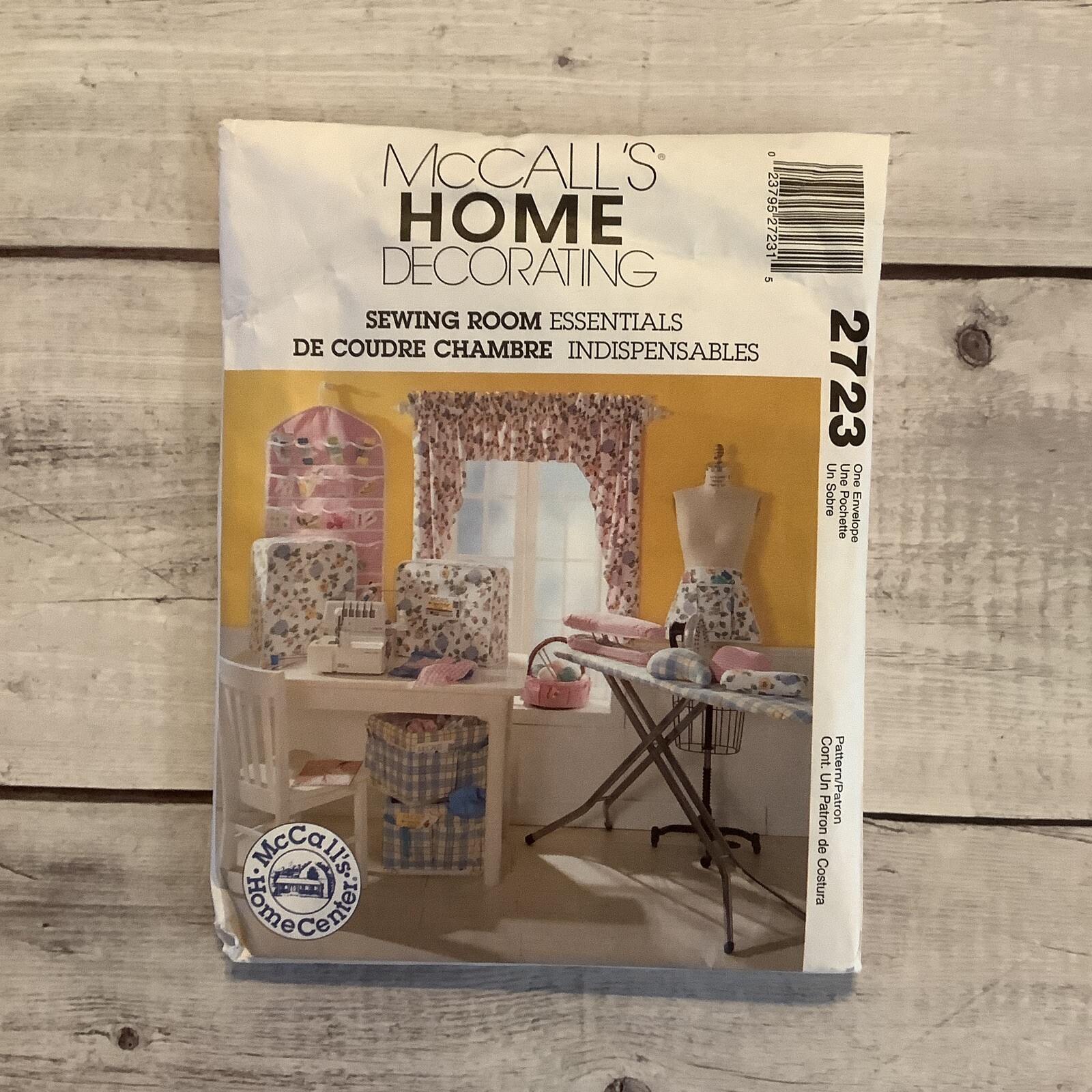 McCall's 2723 Uncut Pattern Home Decorating Sewing Room Essentials for ...