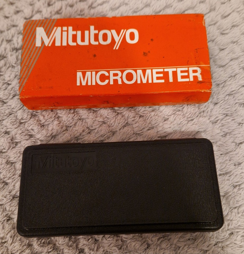 Mitutoyo Micrometer M110-1" 103-177 Analogue Precision Engineering Tool ...
