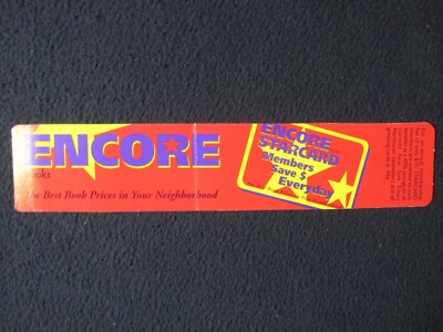 Encore Books Bookmark Delaware [Paper] Includes Shipping! | eBay