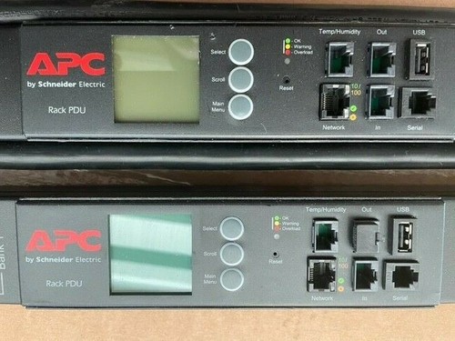 Lot 5 APC AP8841 8841 Rack PDU 2G,Metered,Zero U,30A 200/208V 36 C13 ...