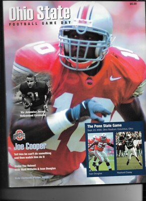 OHIO STATE VS PENN STATE GAMEDAY PROGRAM ---SEPTEMBER 23 2000 | eBay