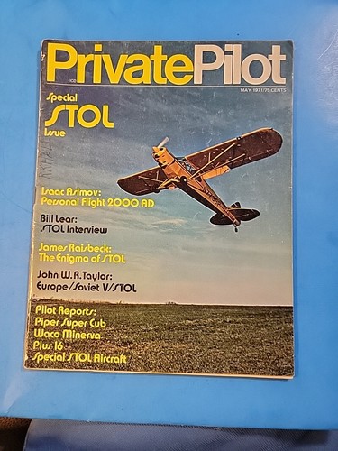 VINTAGE MAGAZINE Private Pilot MAY 1971 AVIATION LITERATURE ️ | eBay