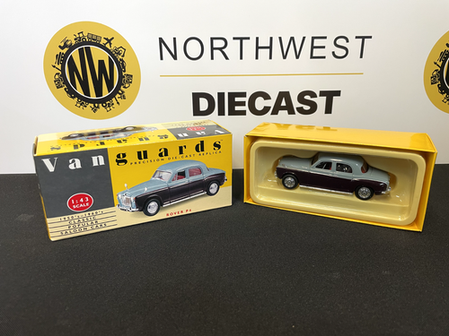 VANGUARDS 1:43 SCALE VA19005 ROVER P4 GREY/BURGUNDY | eBay