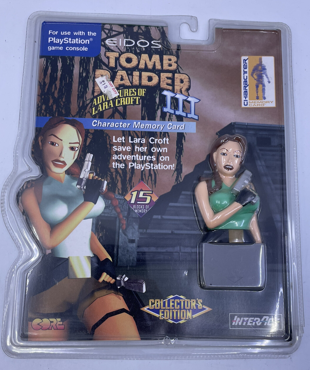 NEW Tomb Raider III Laura Croft Limited Edition PlayStation PS1 Memory ...
