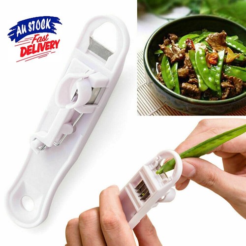 Home Bean Slicer Vegetable Cutter Runner Bean Peeler Stringer Remover ...