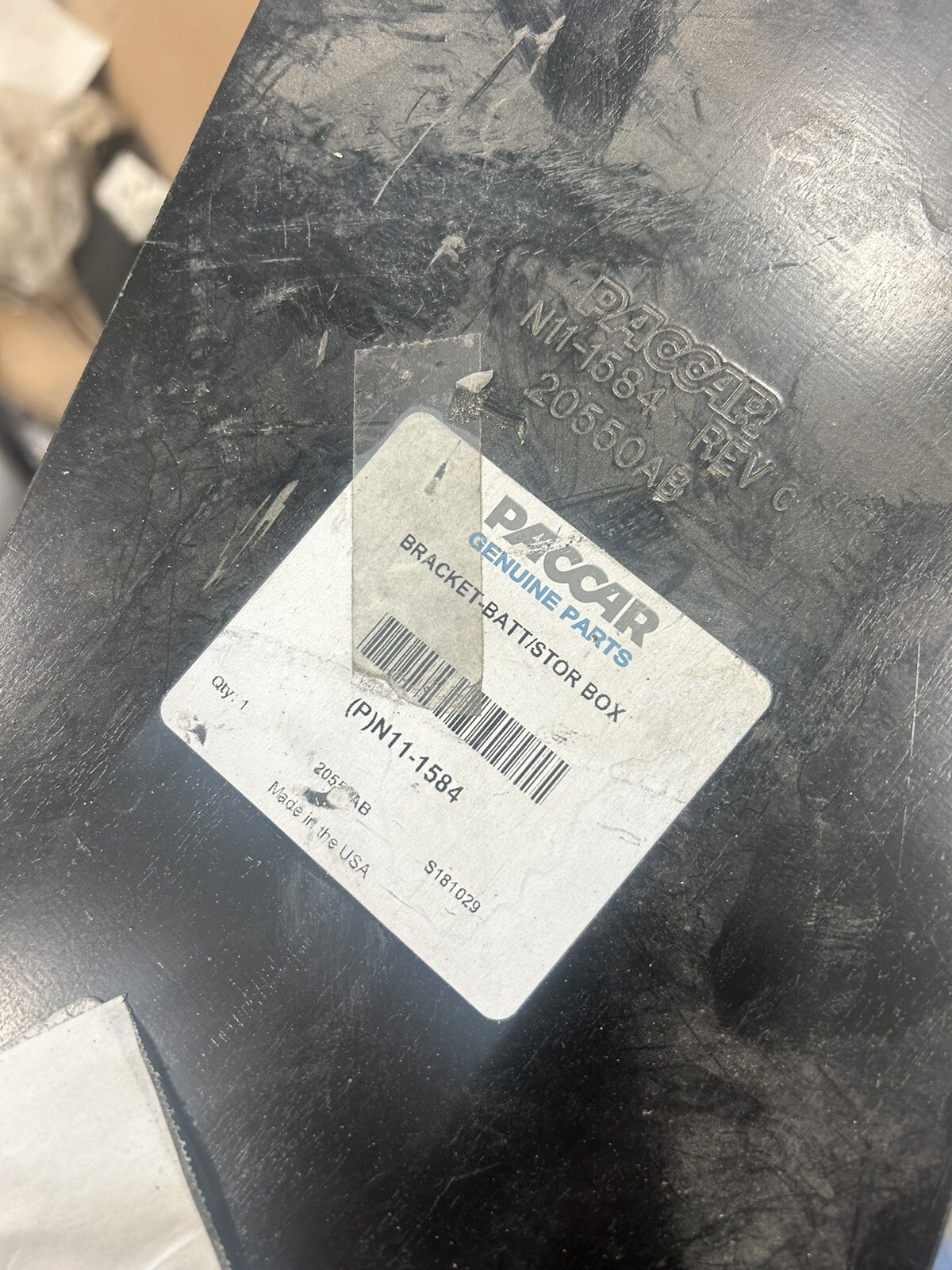 Paccar Battery Box Bracket N11-1584 OEM G5 for sale online | eBay