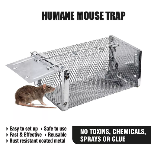 Mouse Traps Heavy Duty Mice Snap Catcher Rodent Mice Reusable Pest ...