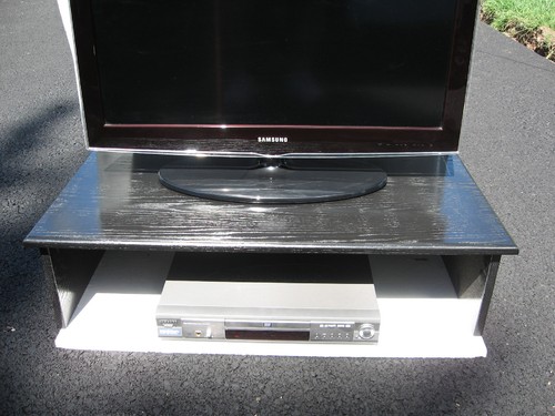 XX - LARGE BLACK TV RISER - Solid-36"widex18"deepx9"high by Syracuse TV ...