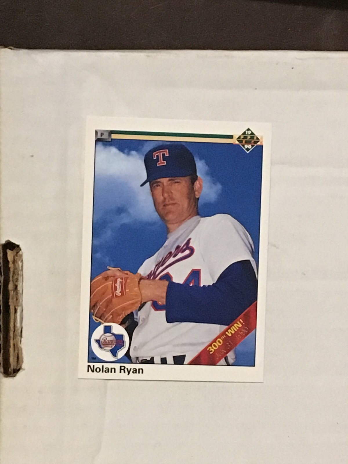 1990 Upper Deck Nolan Ryan Sixth No Hitter w/ Banner | eBay