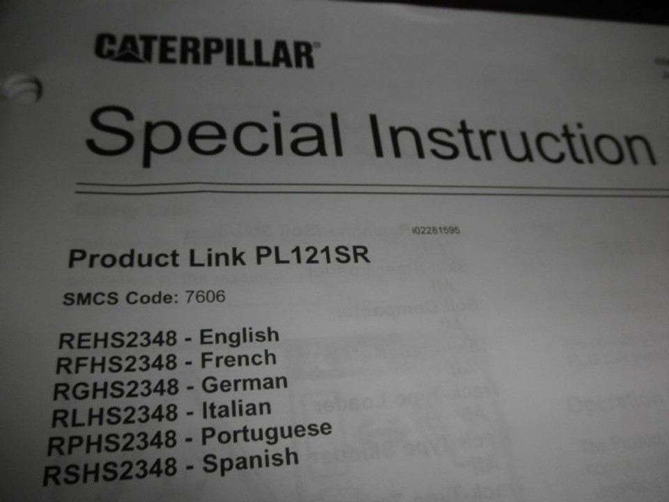 NEW CATERPILLAR PRODUCT LINK PL121SR AND PL300 | eBay