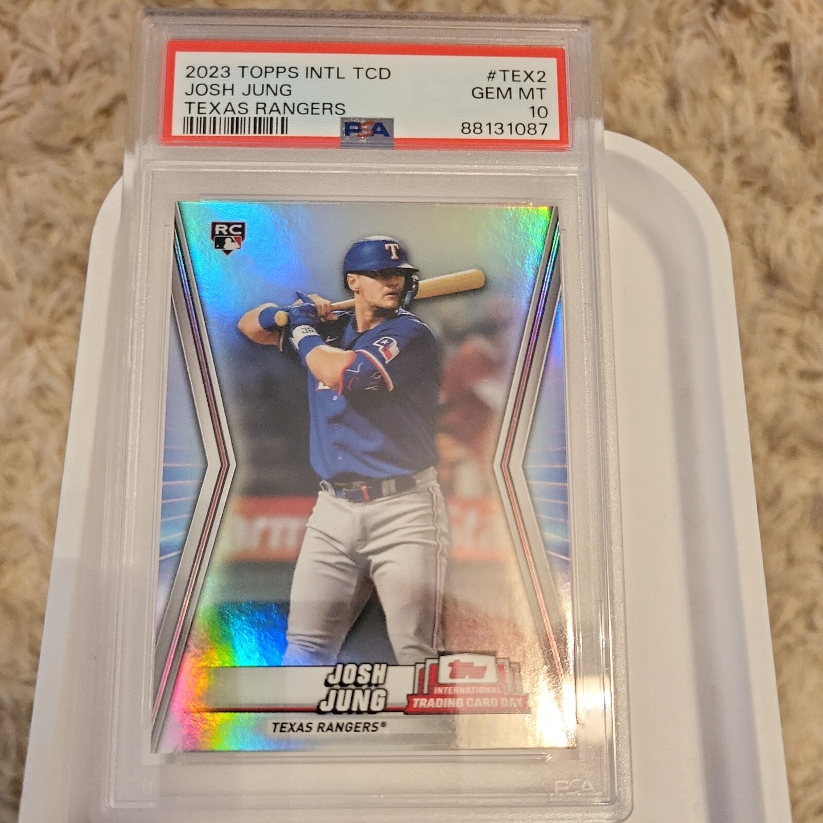 2023 Topps International Trading Card Day Josh Jung Psa 10 | eBay