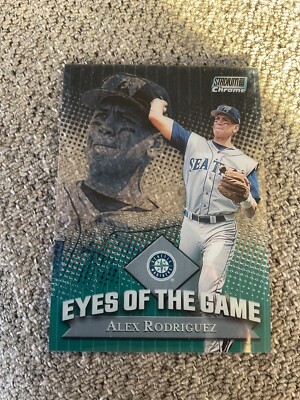 2000 Stadium Club Chrome Alex Rodriguez Eyes Of The Game #EG5 Seattle ...