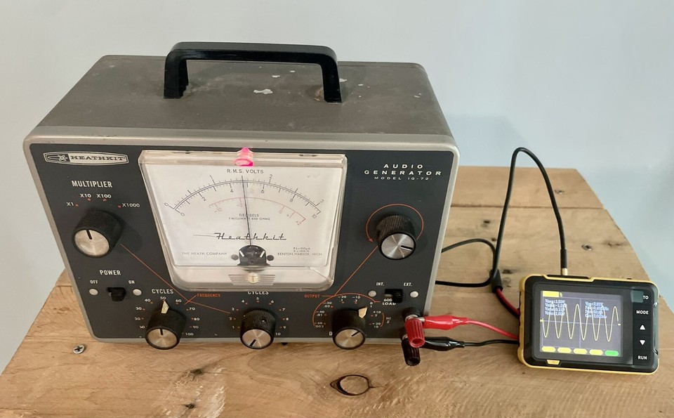 Heathkit IG-72 Vacuum Tube Audio Signal Generator - Serviced, Tested ...