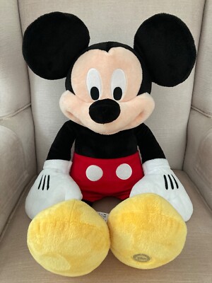 Genuine Disney Store 24" Plush Mickey Mouse - Clean & Odorless | eBay