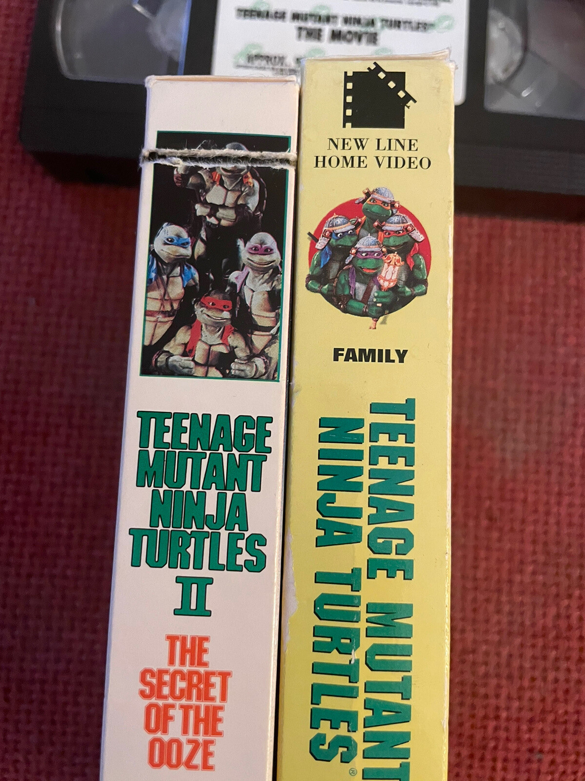 Teenage Mutant Ninja Turtles TMNT VHS 6 Movie Lot Cartoons & Film ...
