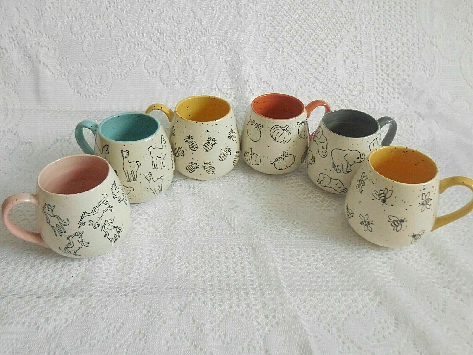 MERITAGE Halloween Fall Mug Cup Plate Bowl Bee Ghost Pumpkin Witch *YOU ...