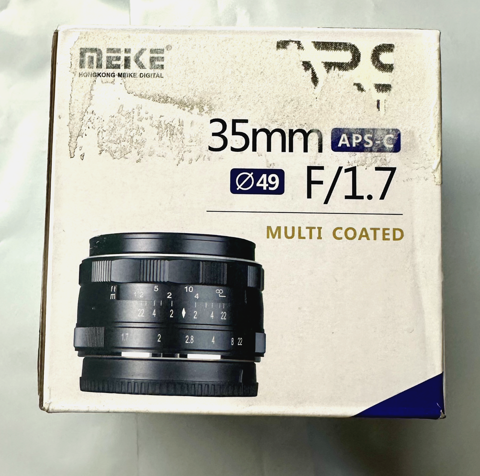 Meike 35mm f1.7 Large Aperture MF APS-C lens For Fuji X Mount X-T3 X-E3 X-T100 | eBay