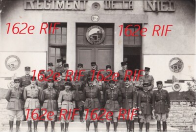 Photo 162e RIF Nied Boulay Metz Maginot Lorraine Moselle RIF casque ...