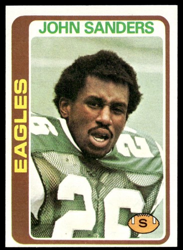 1978 TOPPS JOHN SANDERS K RC PHILADELPHIA EAGLES #428 | eBay