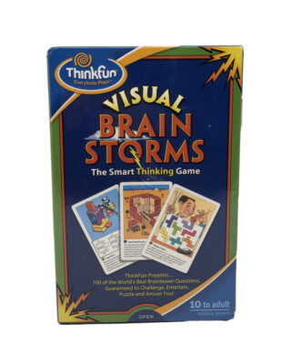 ThinkFun Visual Brainstorms The Smart Thinking Games 100 Challenges ...