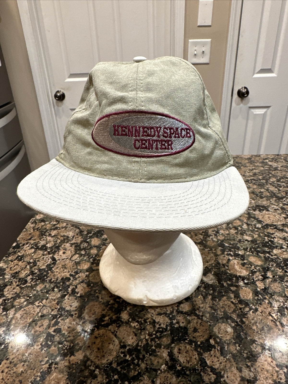 VIntage NASA Kennedy Space Center Khaki Tan Dad Hat Cap Shuttle | eBay